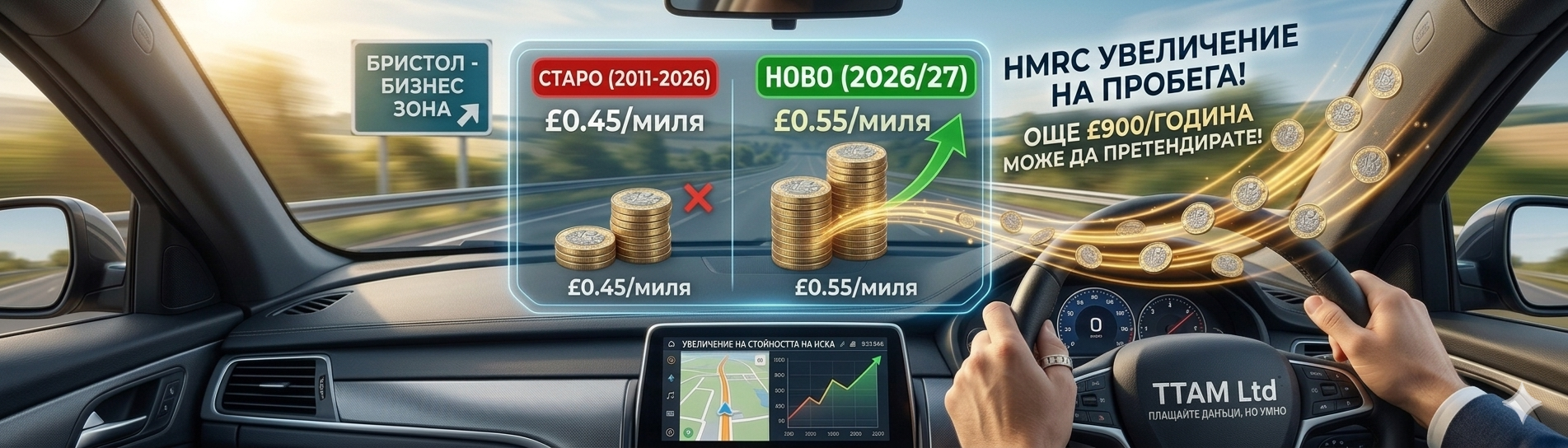 15 години стигат-HMRC вдигна ставките за пробег!