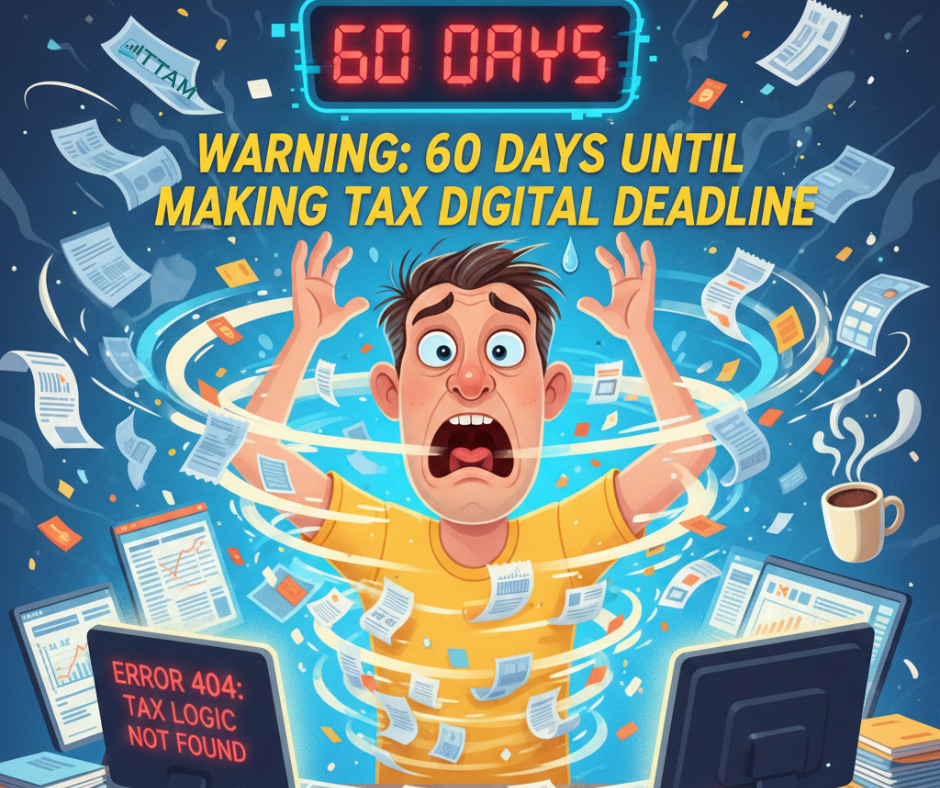 WARNING: 60 Days Until Making Tax Digital Deadline